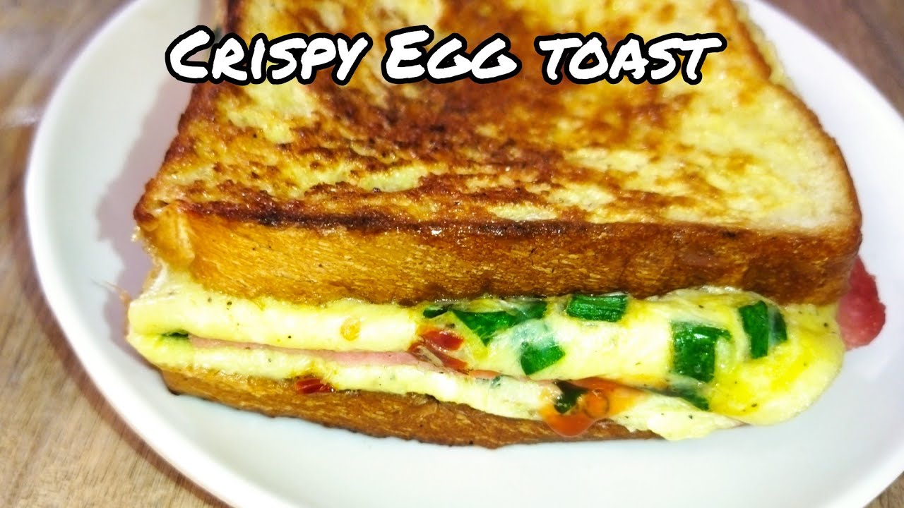 One pan egg Toast - 3 Ways | Crispy Breakfast egg toast -Three ways ...