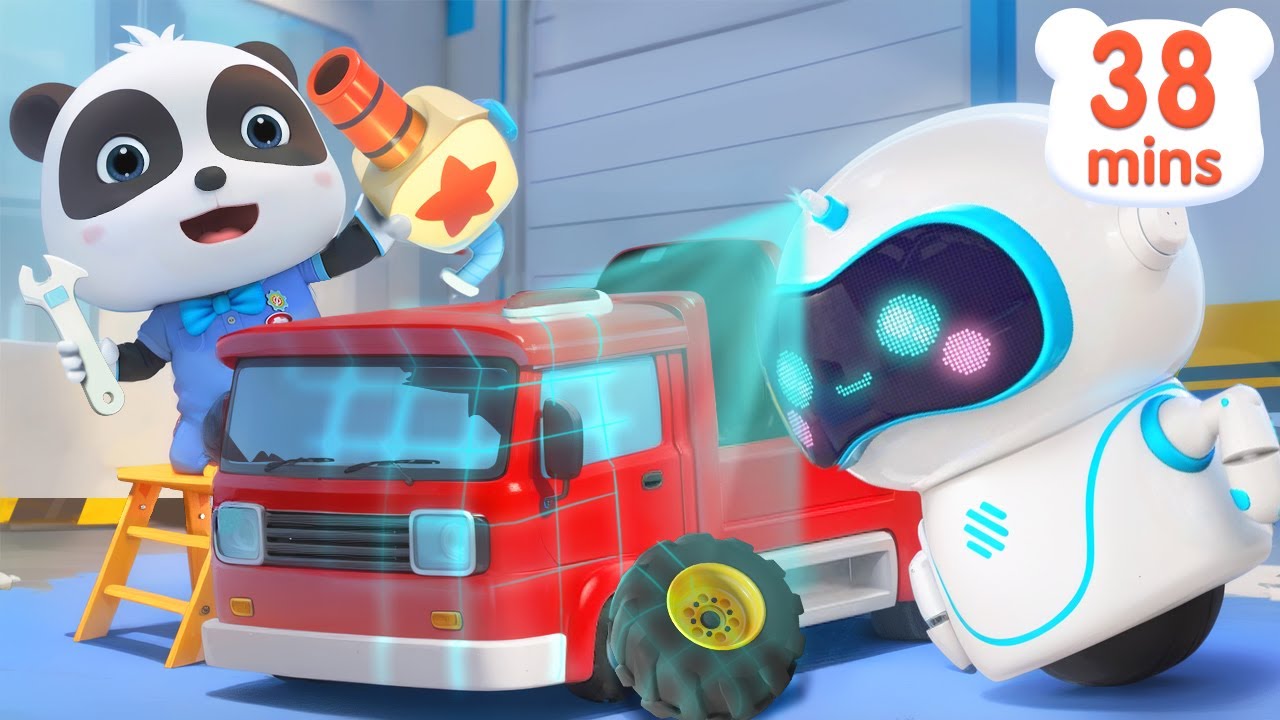 Let's Repair Fire Truck, Police Car and Ambulance | Monster Truck ...