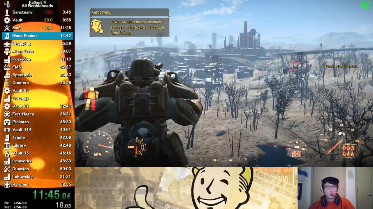 Fallout 4 Speedrun in 57:52 IGT - All Bobbleheads - YouTube