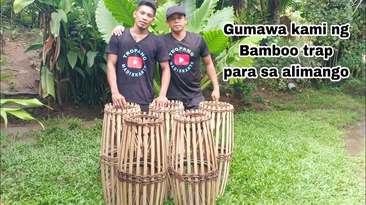 EPS 16: Paano gumawa ng bamboo trap/BUBU TRAP para sa alimango. - YouTube