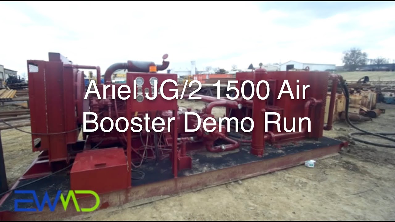 Ariel JG/2 1500 Air Booster Demo - YouTube