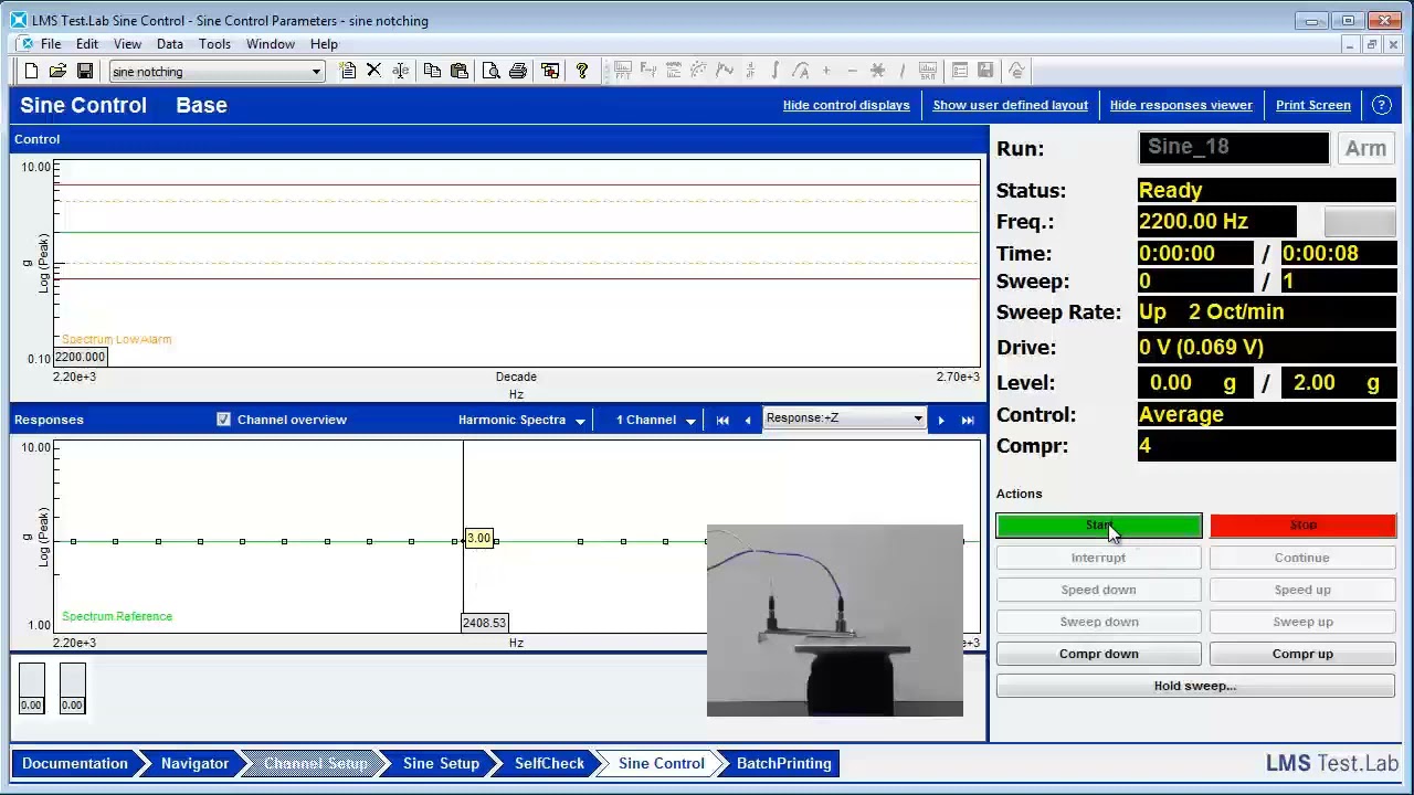 Vibration Control Sine Notching - YouTube