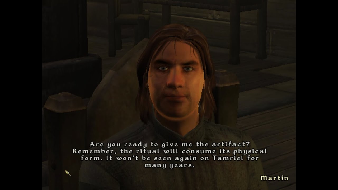 The Elder Scrolls 4 Oblivion PC 2006 PS3 2007 Sean Bean Voice Of Martin ...