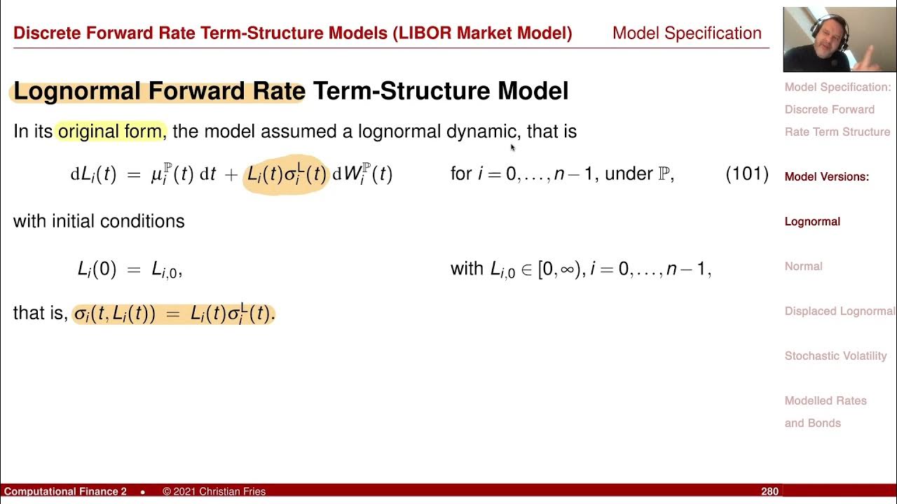 Lecture 2021-2: Appl. Math. Fin./Computational Finance 2 (16): Discrete Forward Rate Term Struct ...