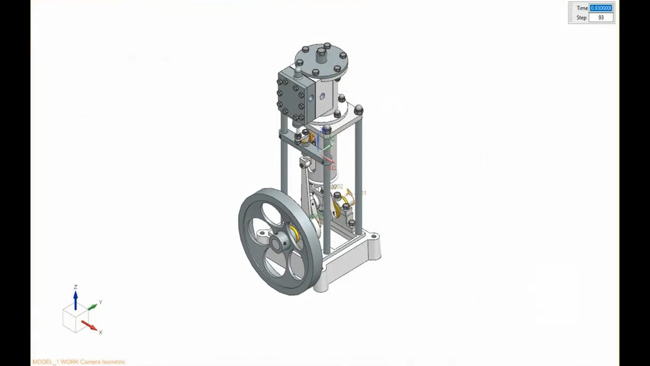 A MODEL OF A SIMPLE VERTICAL STEAM - YouTube