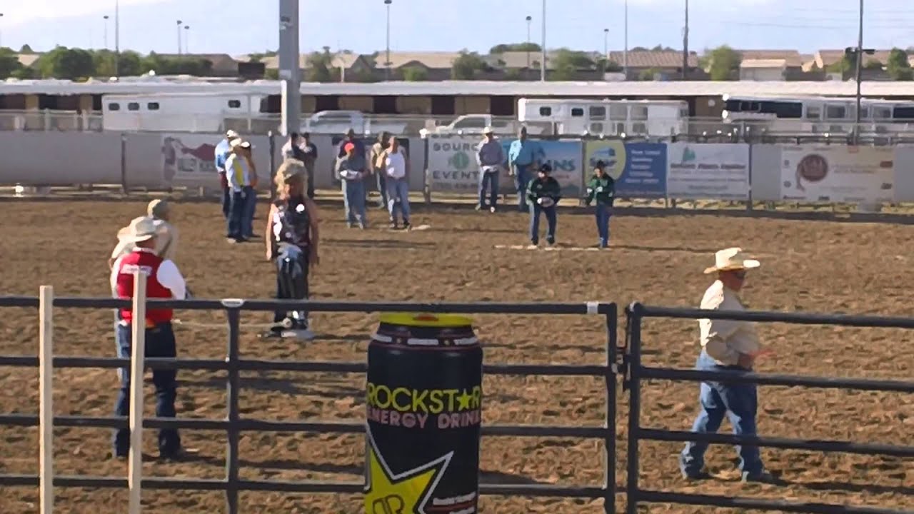 Goat Dressing NGRA Big Horn Rodeo 2014 @ Horsemans Park - YouTube