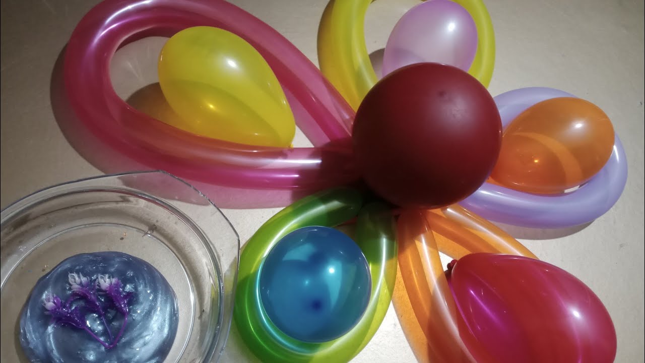 BALLOONS Slime! Making Slime with Balloons _ Satisfying Slime videos ...