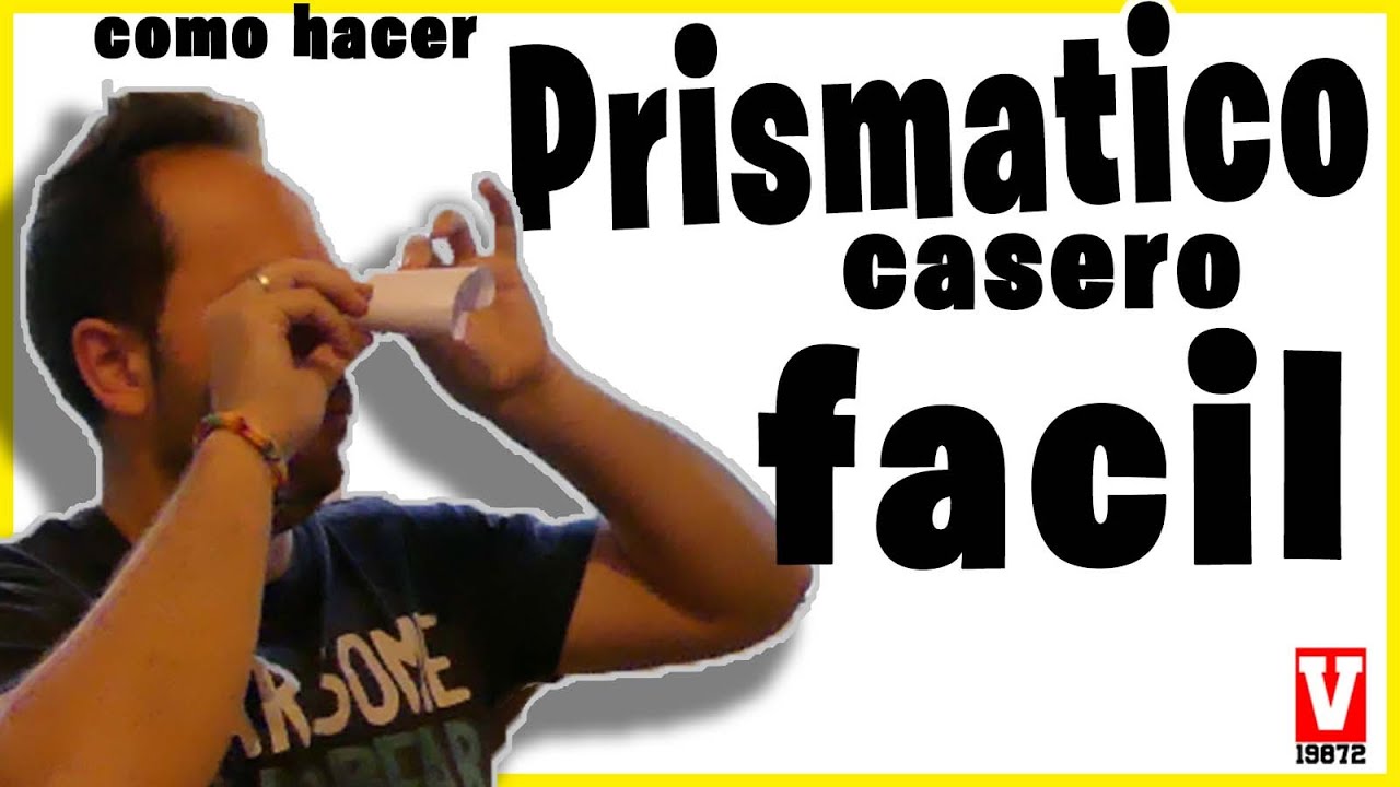 COMO HACER PRISMÁTICOS CASEROS | Manualidades con papel - YouTube