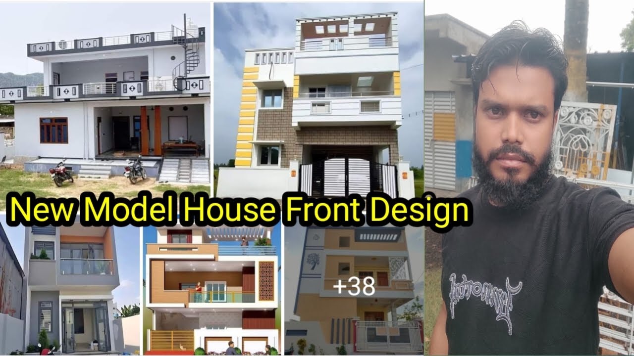 New Model House Front Design 2024 || front entrance designs for houses ...