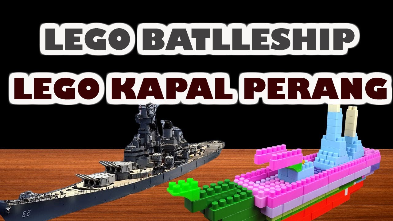 Cara Membuat Lego Kapal Perang | Lego Kapal Tempur | Lego Battleship ...