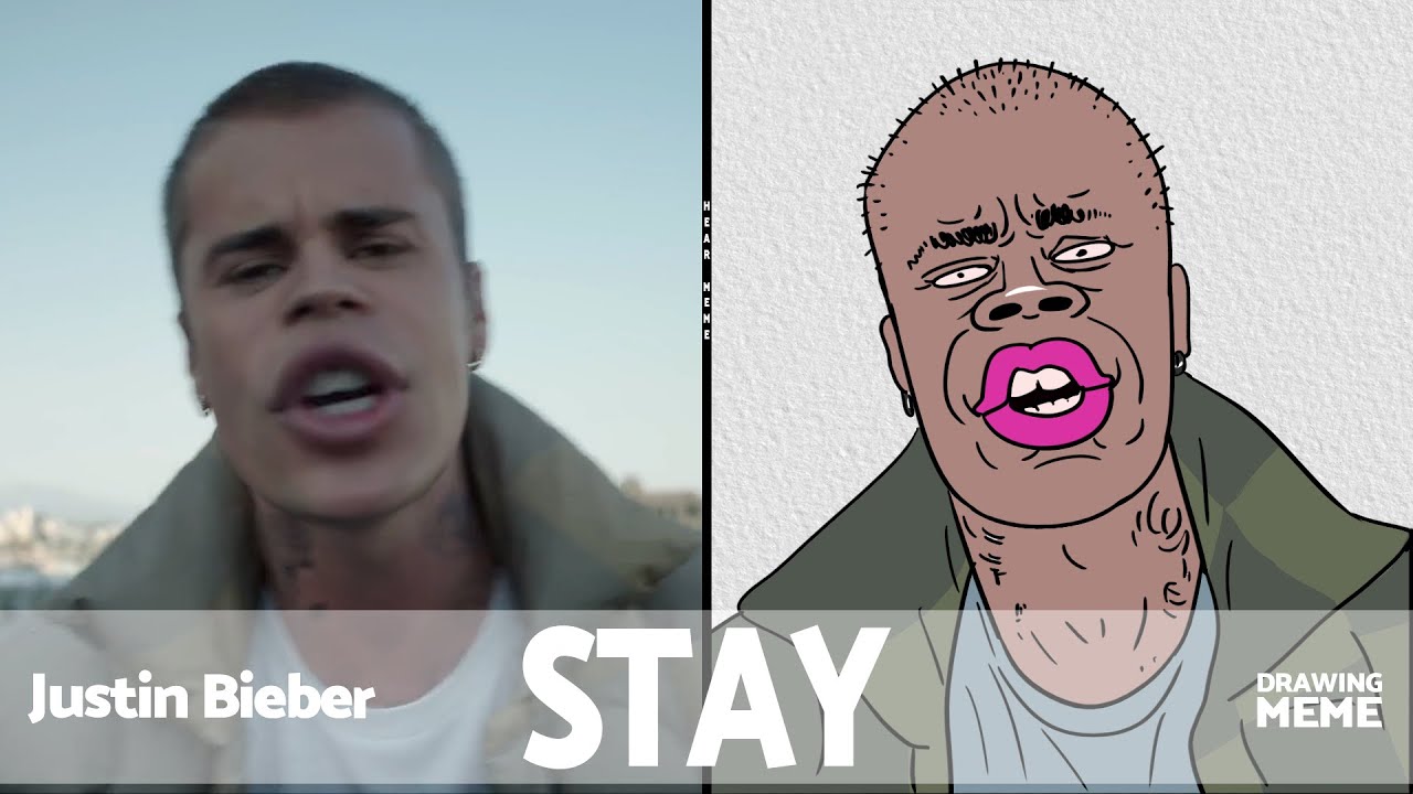 The Kid LAROI, Justin Bieber - STAY - DRAWING MEME | HEAR - YouTube
