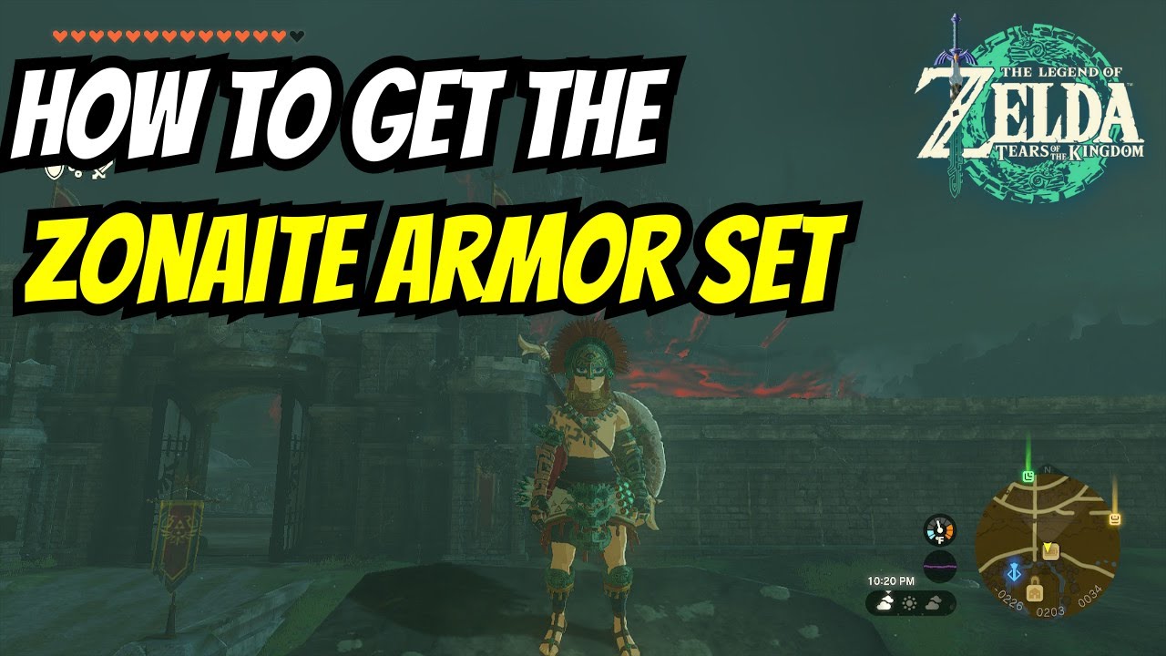 How to get the Zonaite Armor in Tears of the Kingdom | Zonaite Armor ...