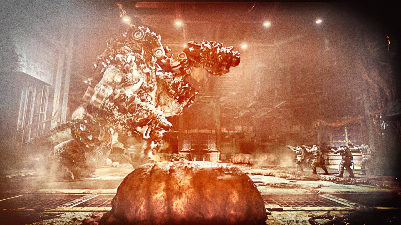 How to kill the Swarmak in Gears of War 4 - YouTube