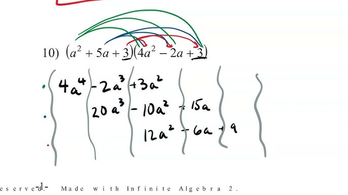 Multiplying And Factoring Polynomials Worksheet Polynomials Mrs.