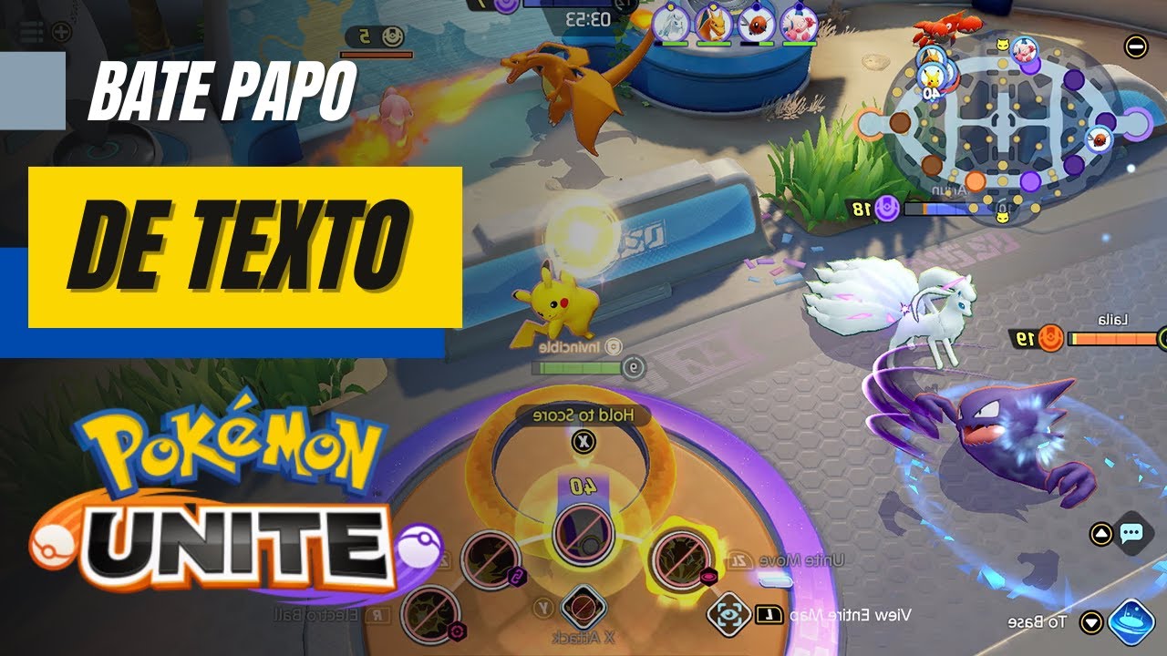 Como desativar para exibir bate papo de texto no POKÉMON UNITE - YouTube