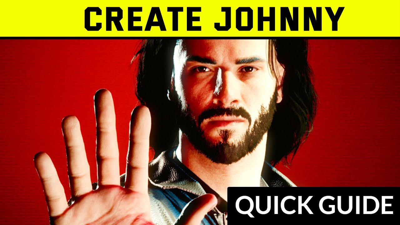 How to Create JOHNNY SILVERHAND - QUICK GUIDE | CYBERPUNK2077 - YouTube