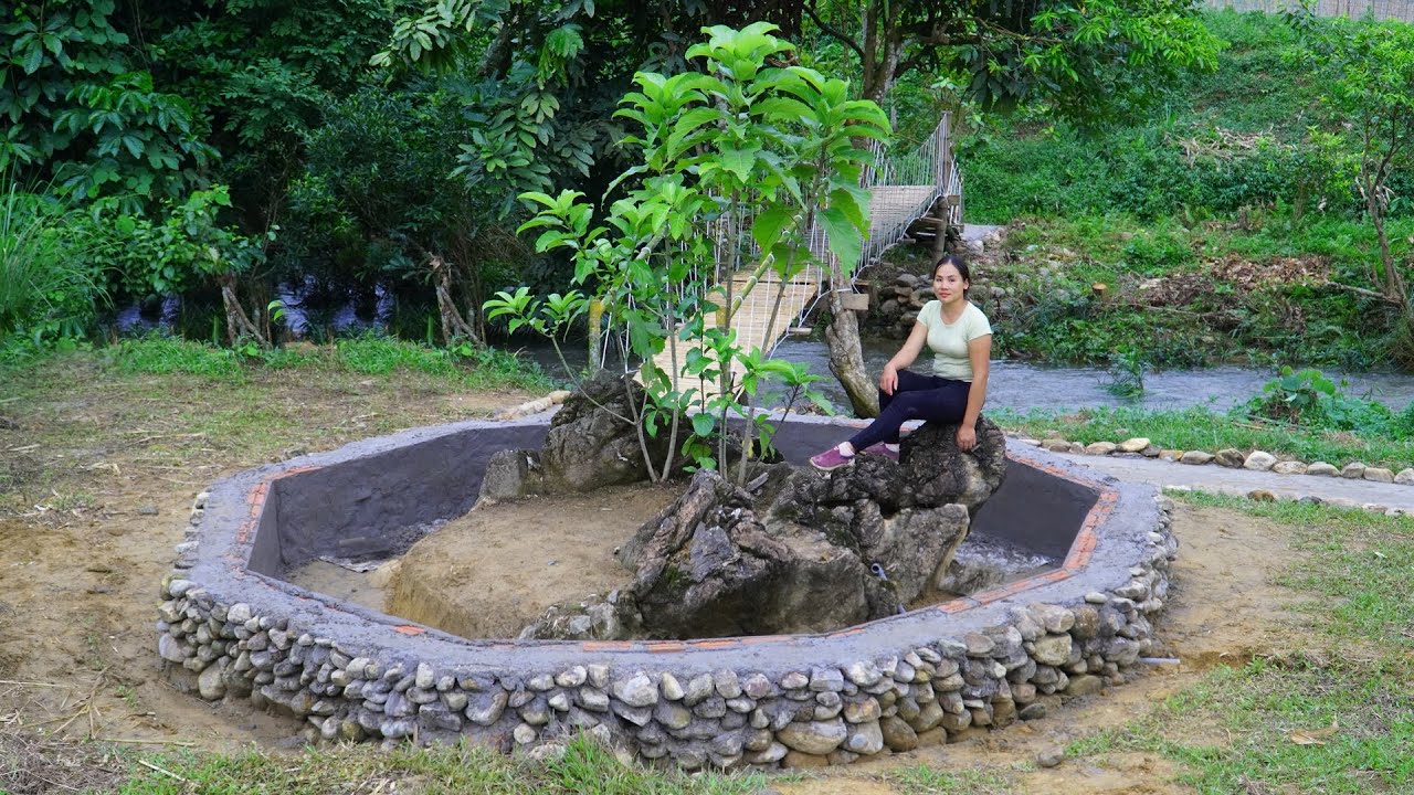 Build Miniature With Stone And Brick, Build Farm Quân Thị Kỳ - YouTube