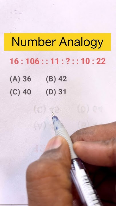 Analogy Reasoning, Analogy Short, Number Series Questions, Reasoning Analogy Short Trick - YouTube