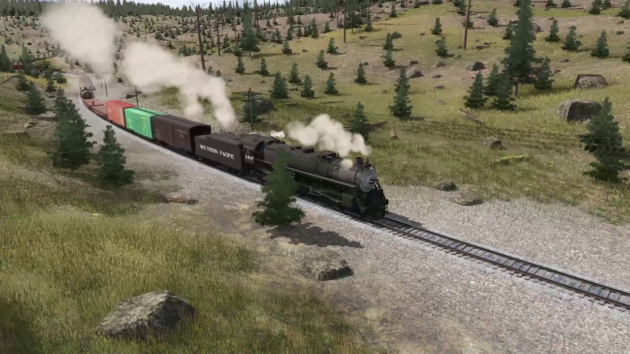Trainz 2019 - Railfan the Bc&SJ from tunnel 2 to Salt Creek - Sneak ...