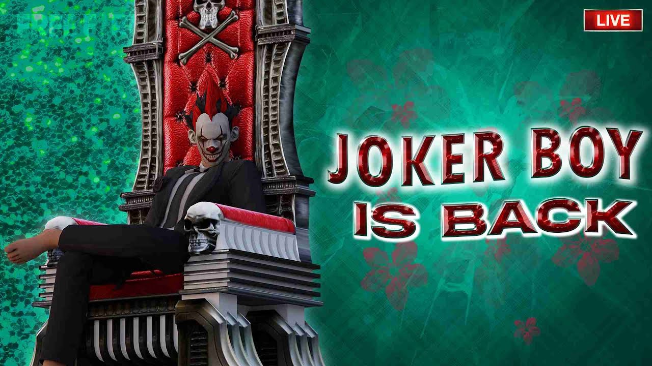 JOKER IS BACK | BGMI LIVE | LETS GO - YouTube