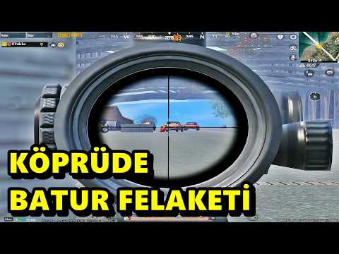 KÖPRÜDE BATUR FELAKETİ ! HARİKA MAÇ BATUR GAME SOLO SQUAD PUBG MOBİLE