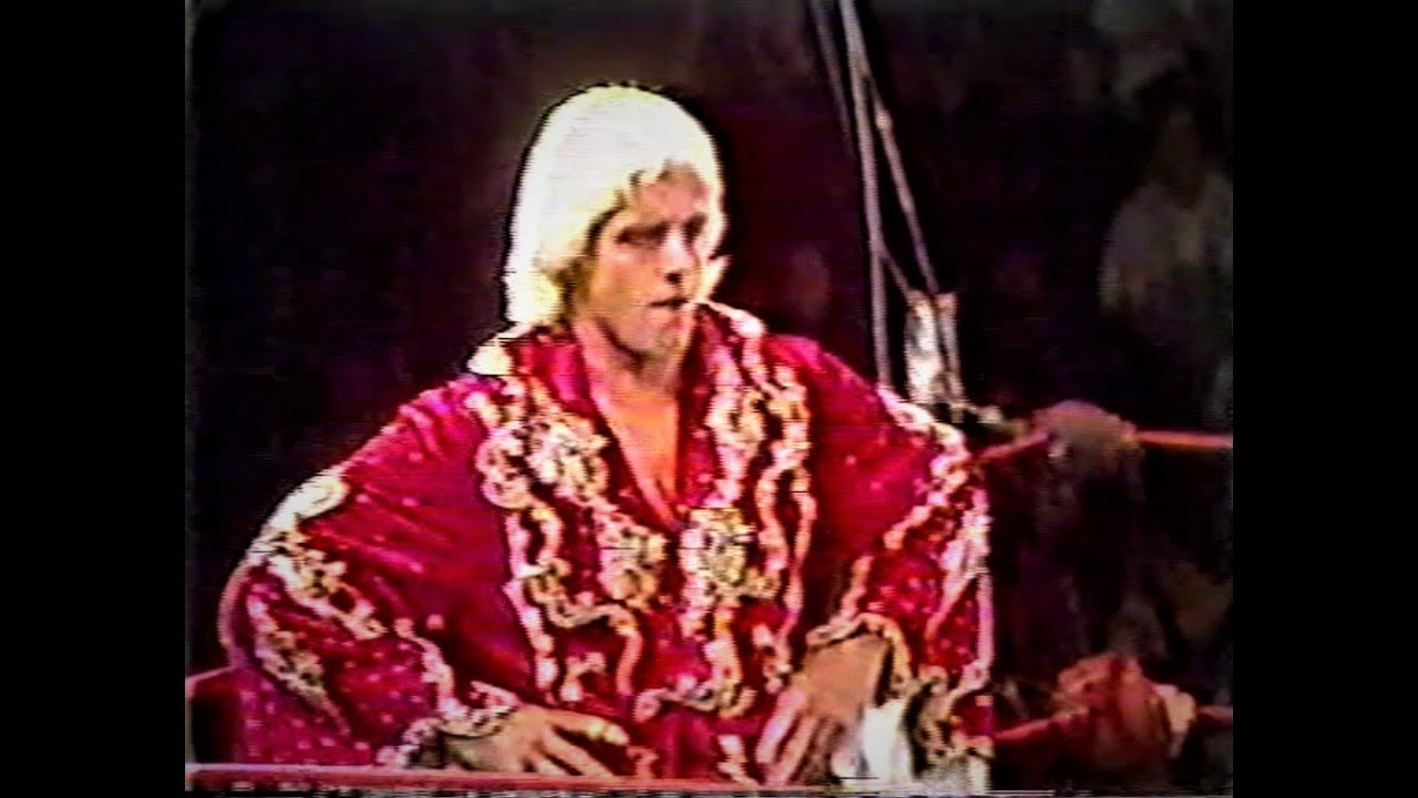 Brett Sawyer v Ric Flair - NWA World Title - YouTube