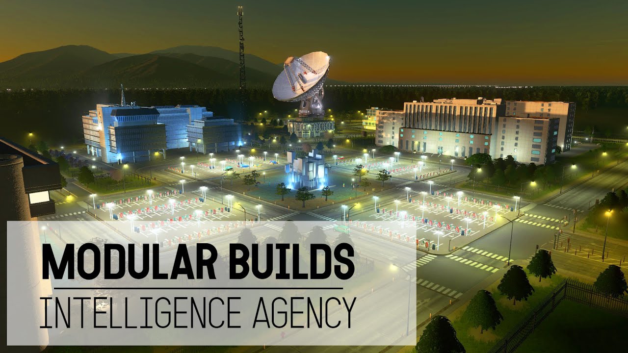 Building A CIA Style Intelligence Agency In Cities Skylines! | Modular ...