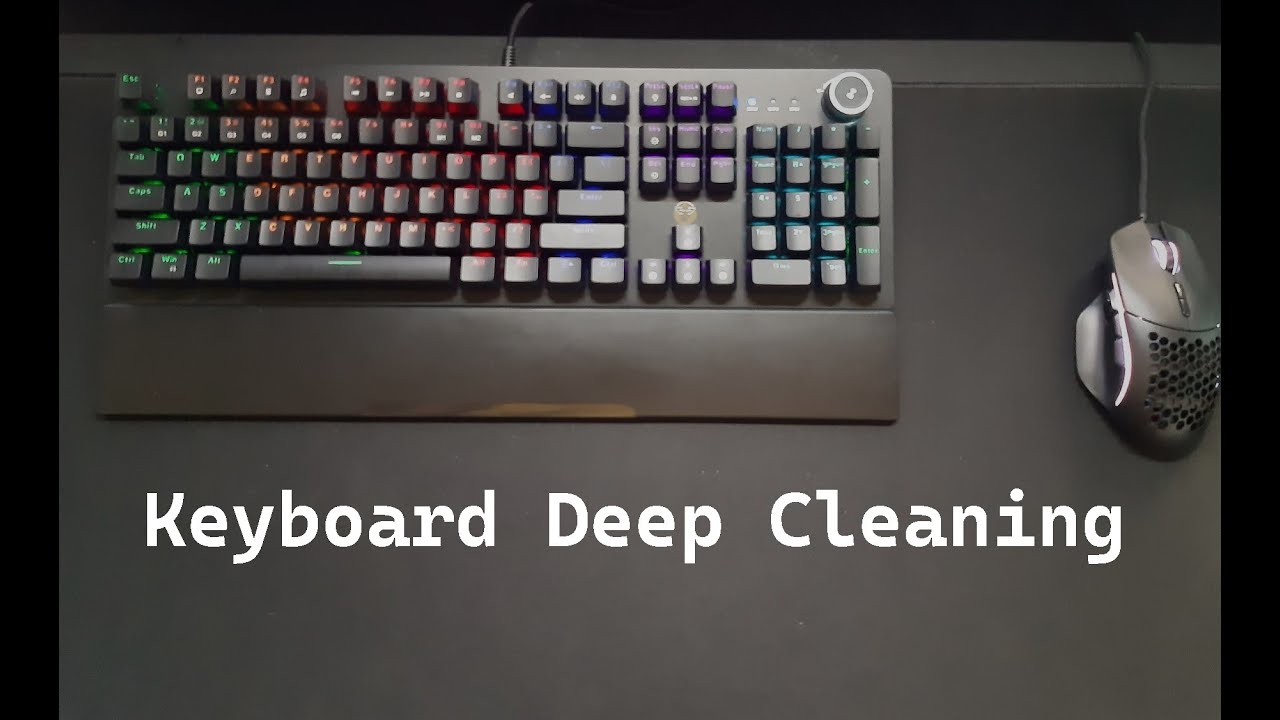 Simple Deep Cleaning my Keyboard - YouTube