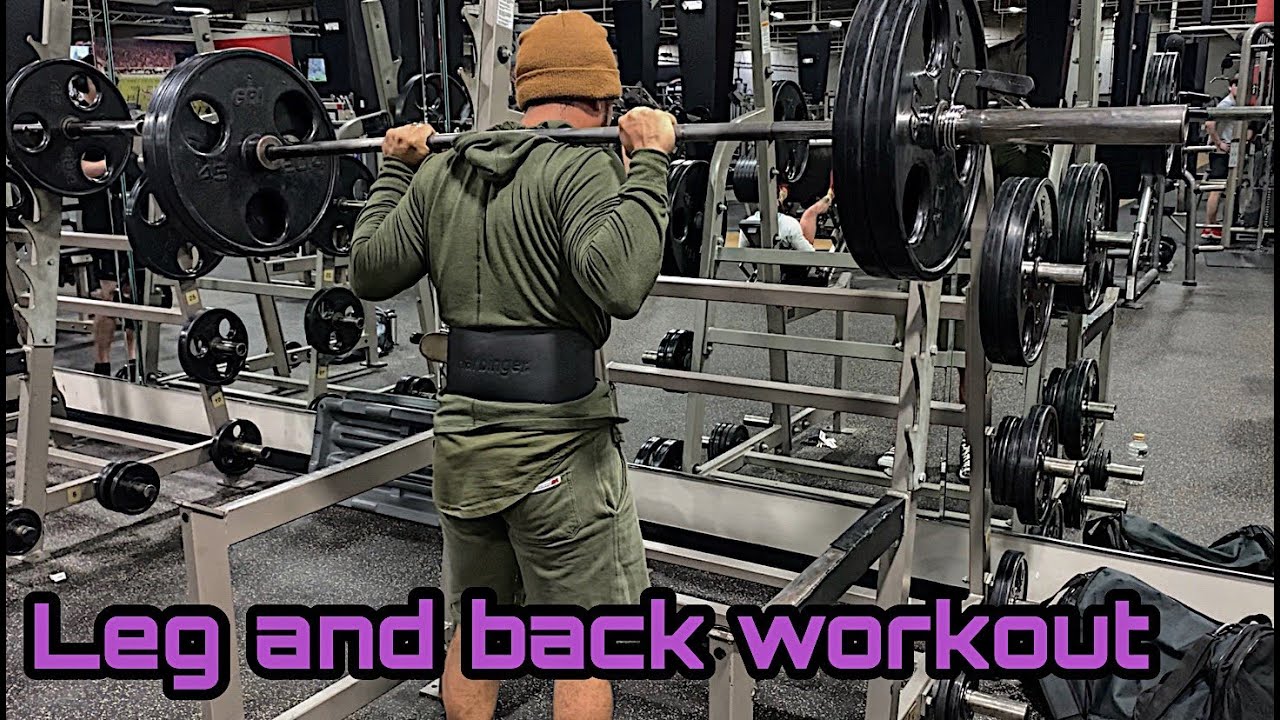 Body building leg and back workout 2021 - YouTube