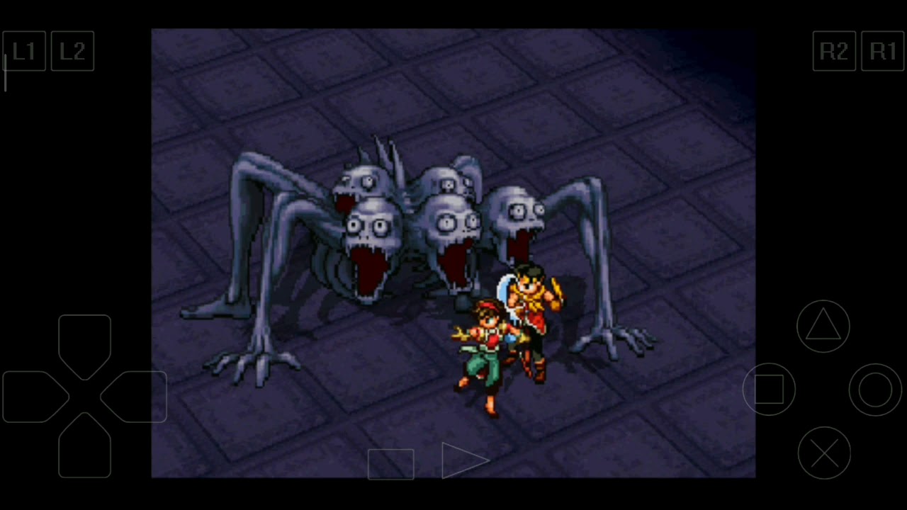 Suikoden II Boss battle Neclord part 1 play android - YouTube