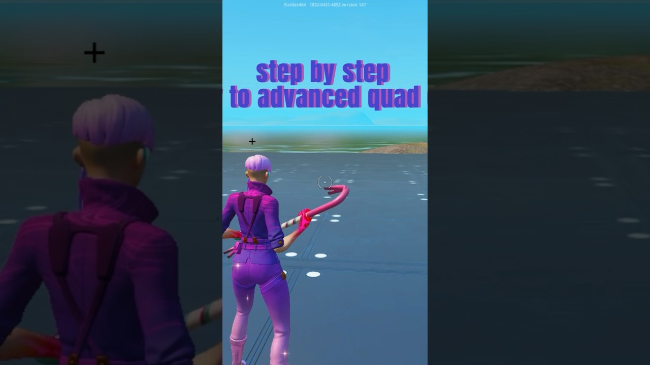 Step by step how to advanced quad edit in Fortnite - YouTube