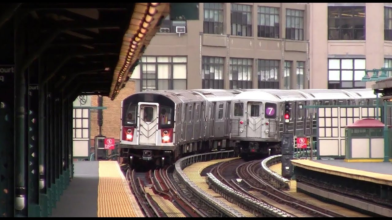 R188 Test Train Making a Simulated Stop at Court Square - YouTube