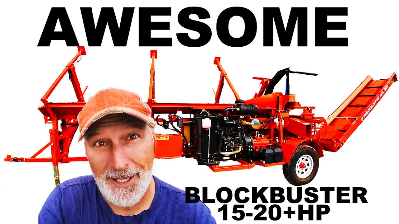 NEW FIREWOOD PROCESSOR - BLOCKBUSTER 15 20+HP IN THE WOODYARD! - YouTube