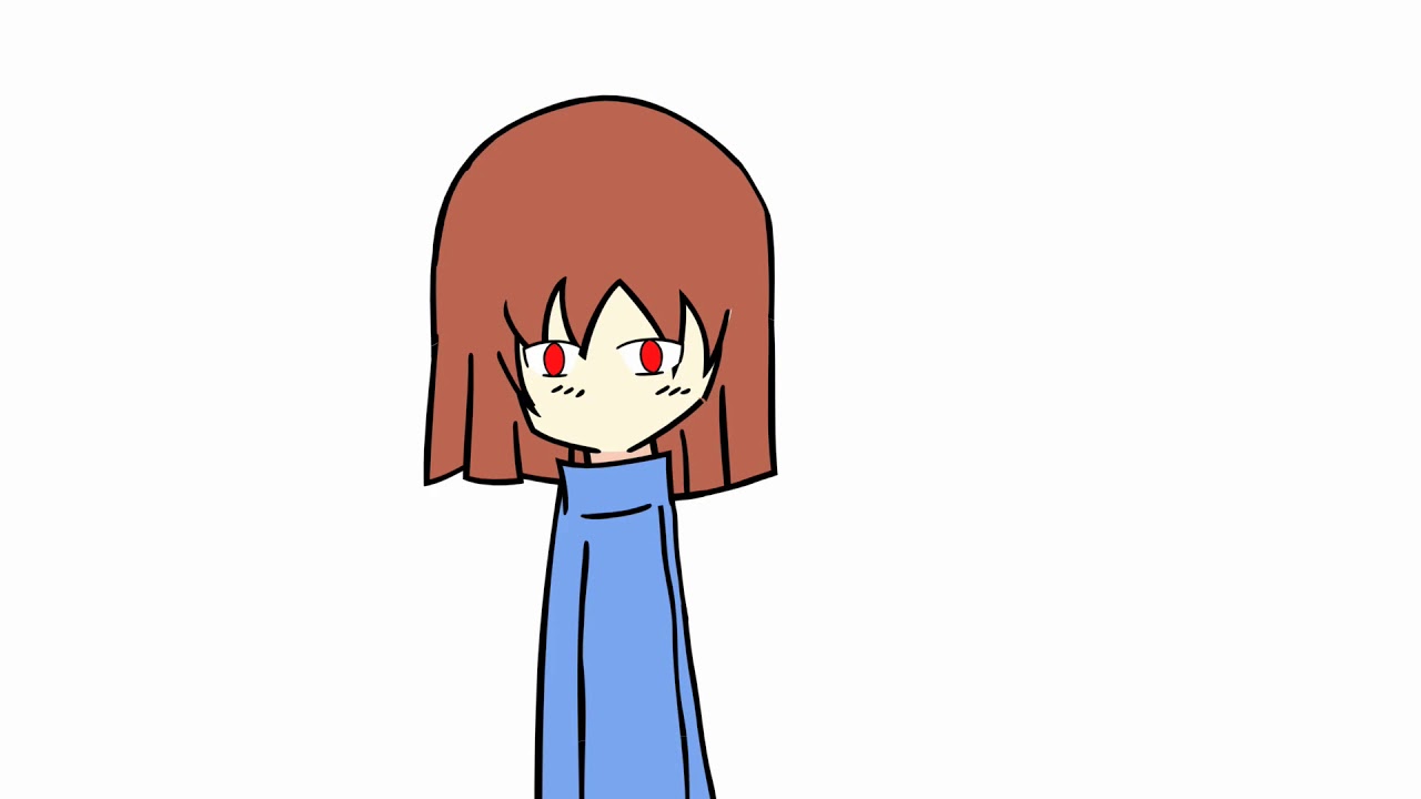 undertale frisk-cut out - YouTube