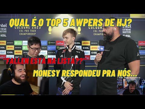 MONESY FALANDO SEU TOP 5 AWP PLAYERS AO VIVO NA LIVE DO GAULES! - YouTube