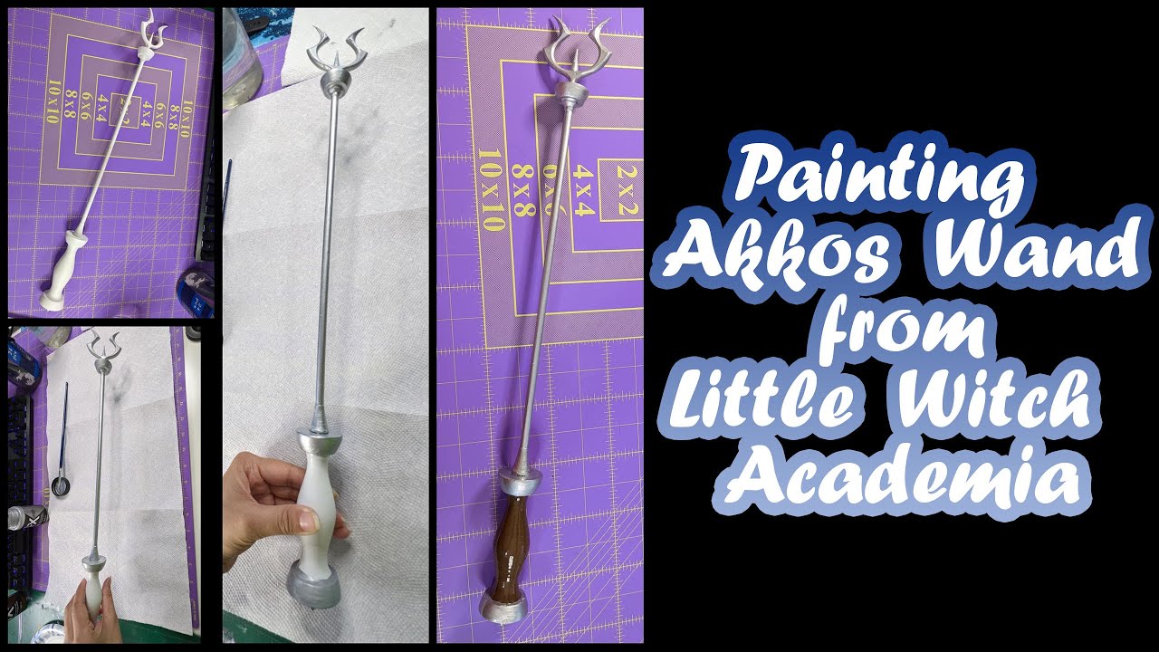 Painting Akkos Wand from Little Witch Academia - YouTube