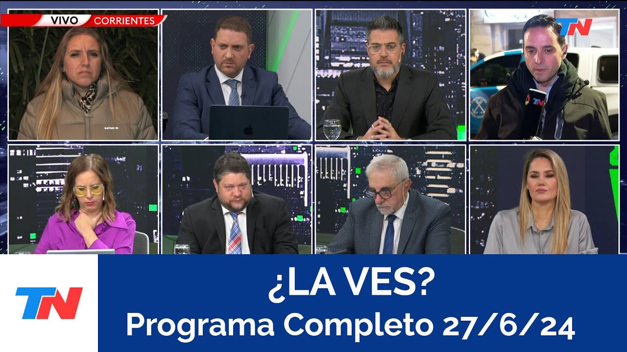 ¿LA VES? I Programa Completo 27/6/24 - YouTube