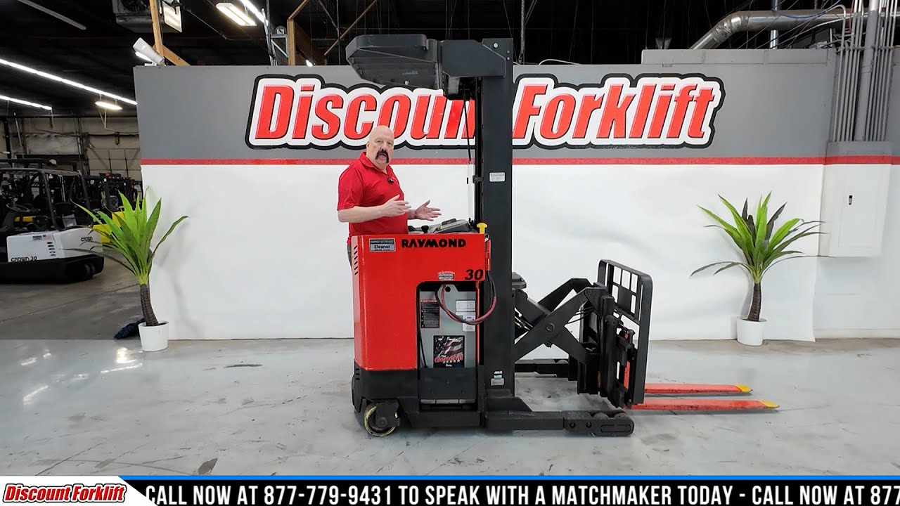 RAYMOND EAS R30TT 3,000 lb Electric #8289 - Forklift for Sale - YouTube