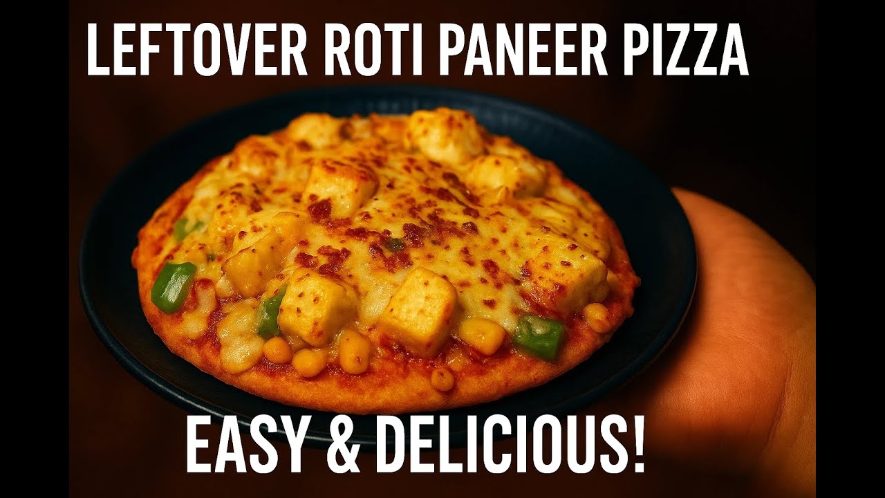 Leftover Roti Pizza | Quick & Easy Homemade Pizza | Healthy Homemade ...