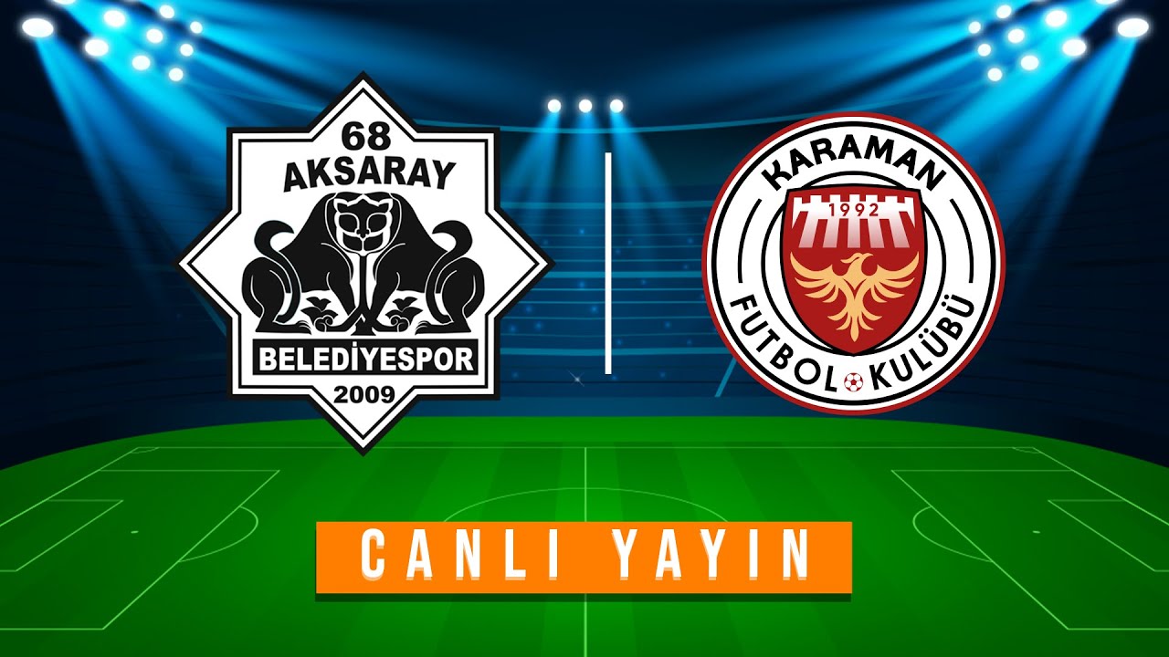 MOTOLUX 68 AKSARAYSPOR KARAMAN FK MÜSABAKASI GENİŞ MAÇ ÖZETİ - YouTube