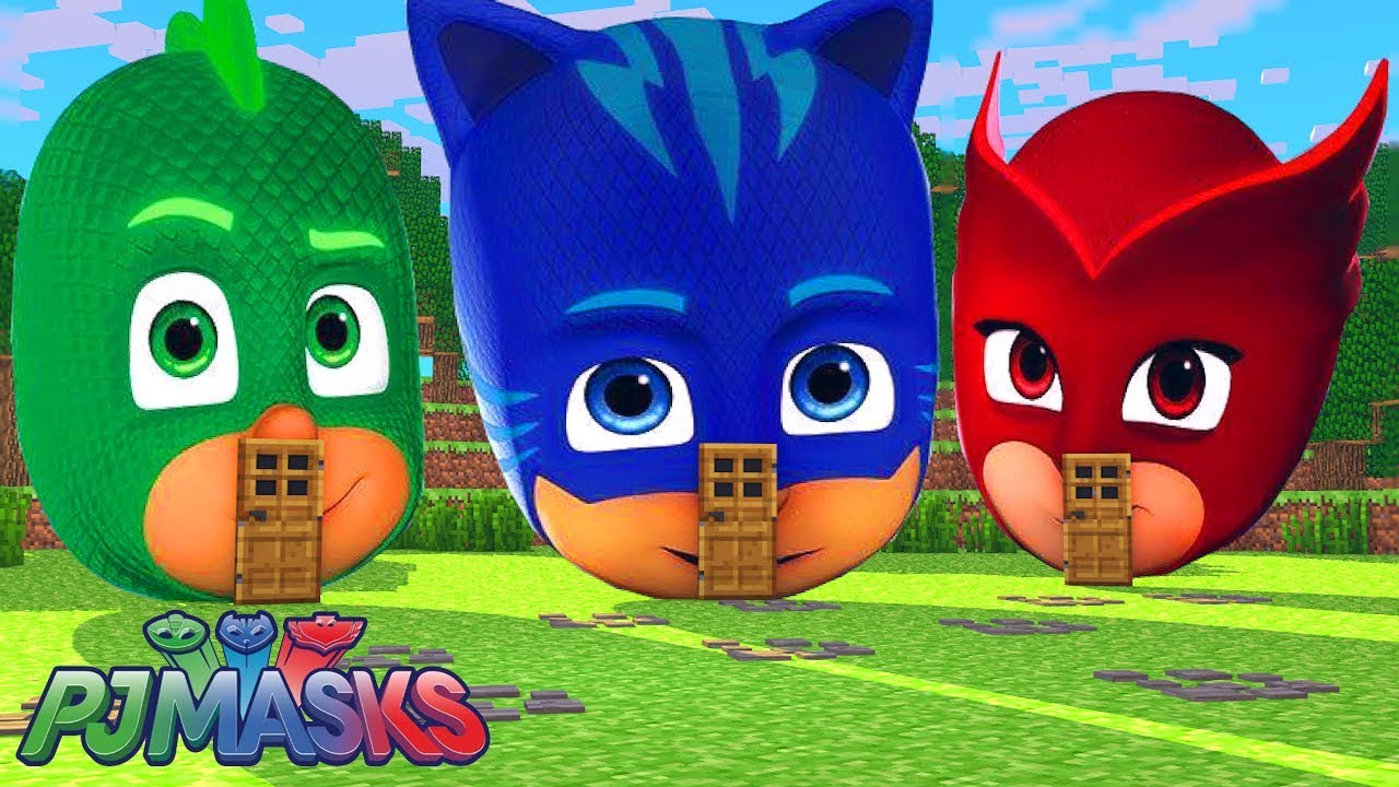 OS HERÓIS DE PJ MASKS VIRARAM CASAS !!! - MINECRAFT - YouTube