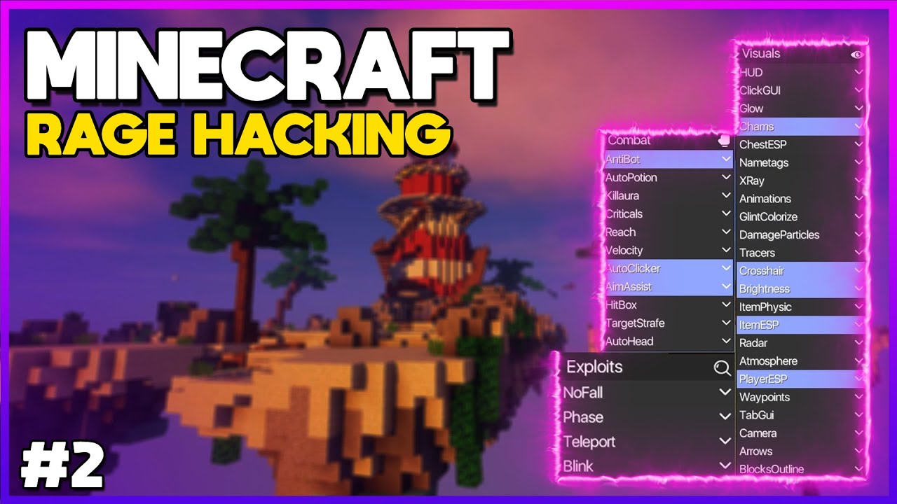 Rage Hacking pe MINECRAFT | MINECRAFT HACKING #2 - YouTube