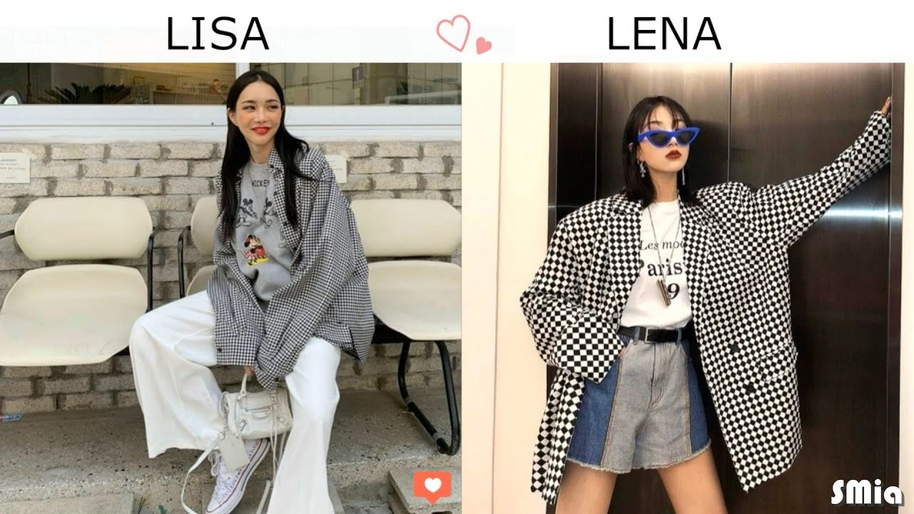 LISA or LENA 💝 Clothes Fashion outfits 🎀 Korean style #14 - YouTube