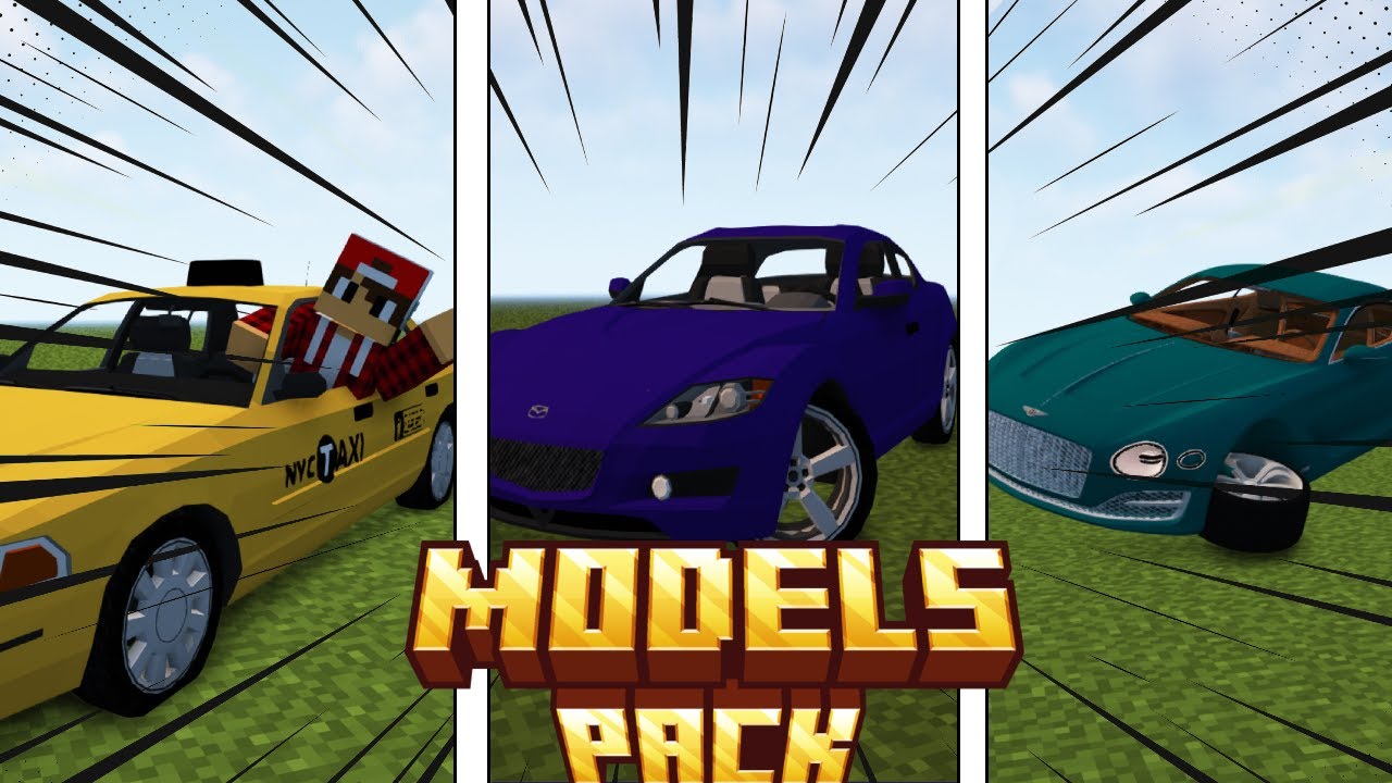 NOVO MOD DE CARRO SUPER REALISTA!! [blockbuster] - [modelspack] - YouTube