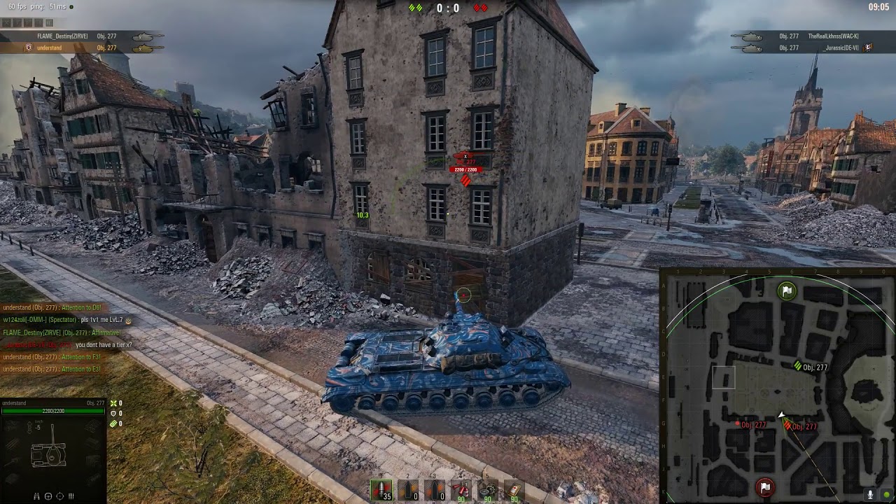 World of Tanks - Obj. 277 2vs2 - Himmelsdorf - YouTube