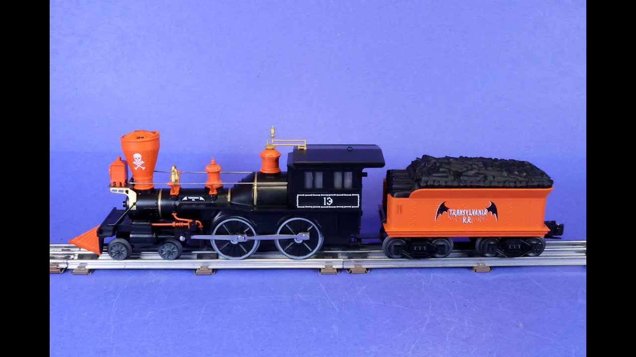 Demo of Lionel Halloween General Steam Engine - YouTube