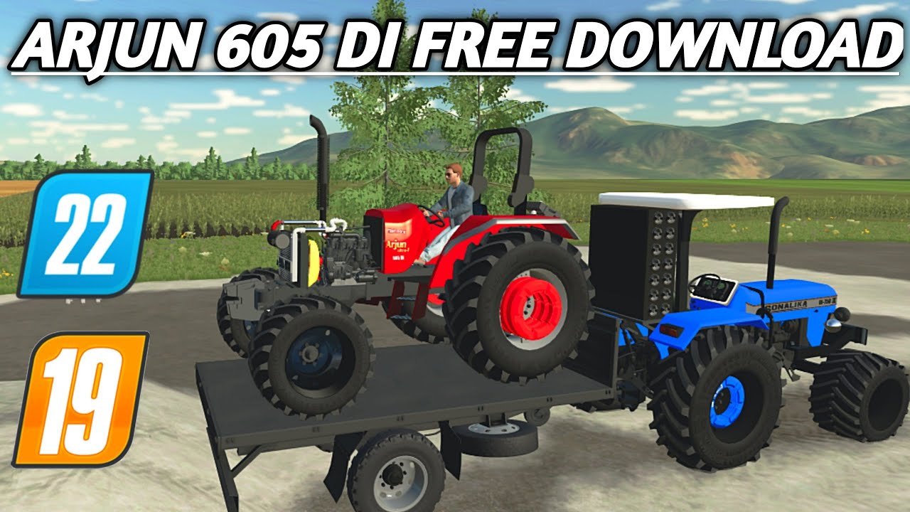 Arjun 605DI Mod for FS19 & FS22 free Download link | Indian Tractor ...