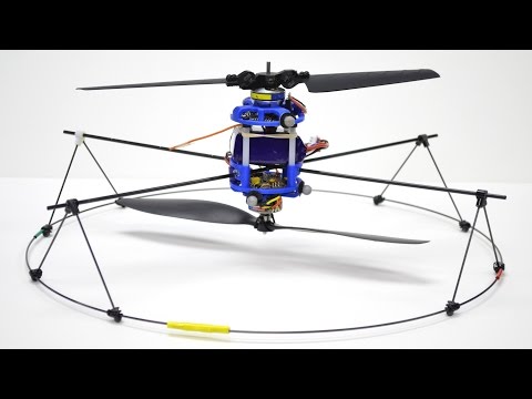 A Swashplateless MAV: Thrust, Roll, Pitch, and Yaw from Only Two Motors