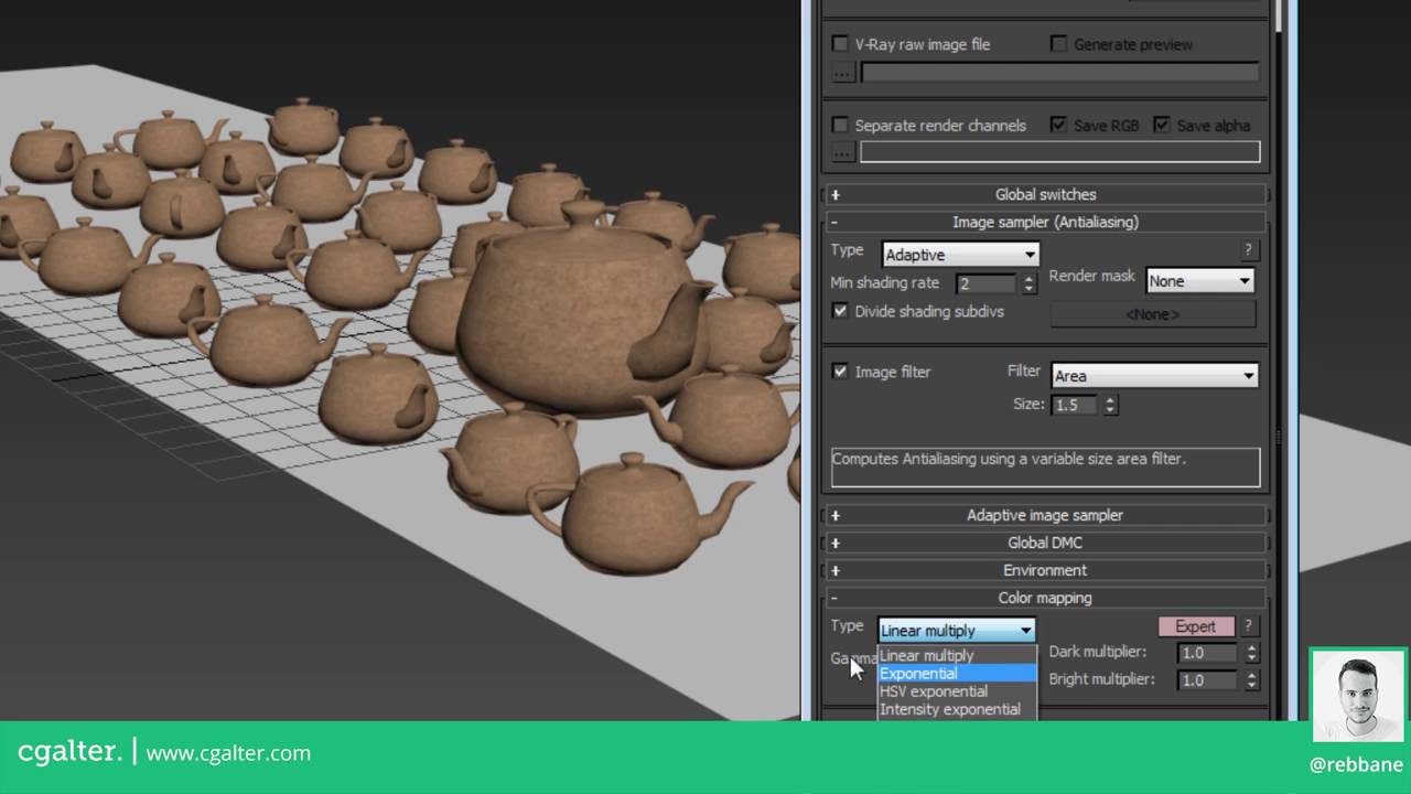Gamma setup – 3ds max and vray - YouTube