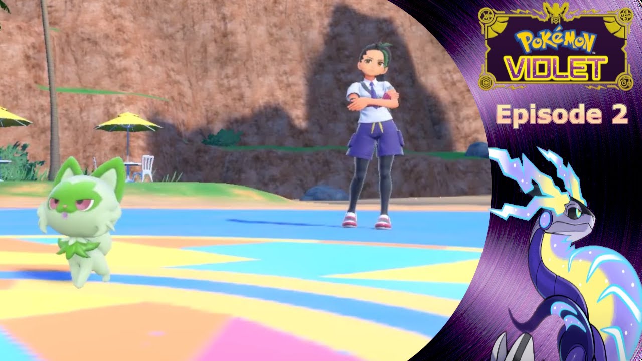 First Battle! Pokemon Violet Episode 2 - YouTube